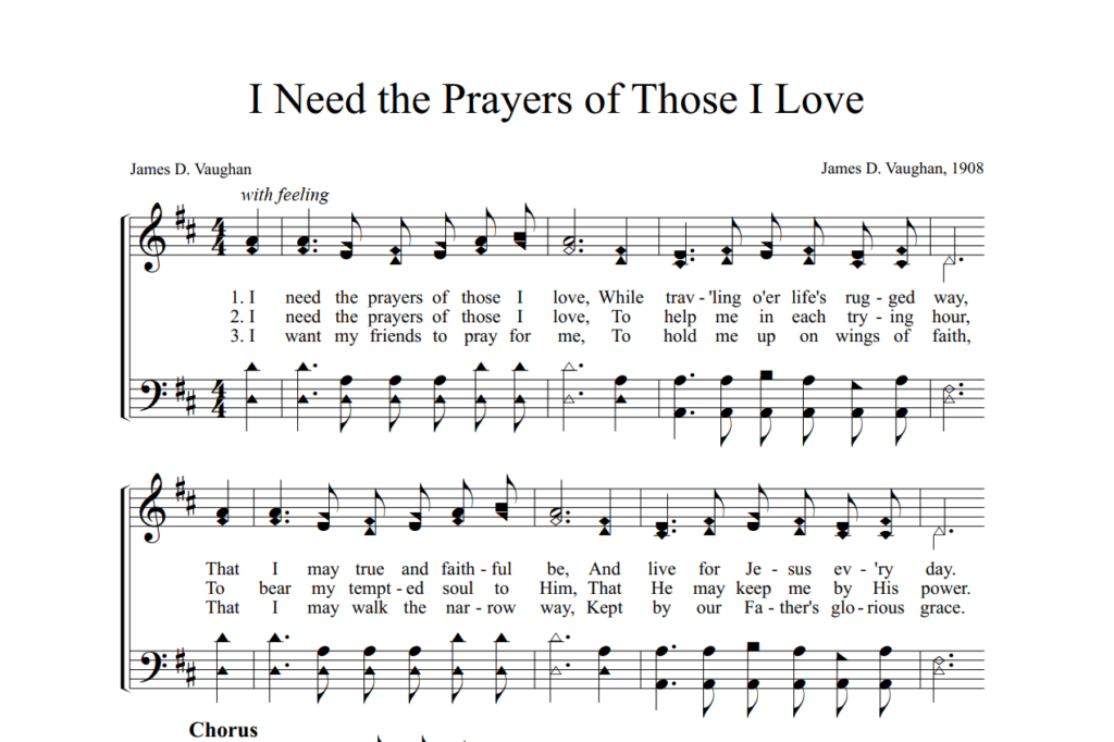 James D. Vaughan - Hymntide